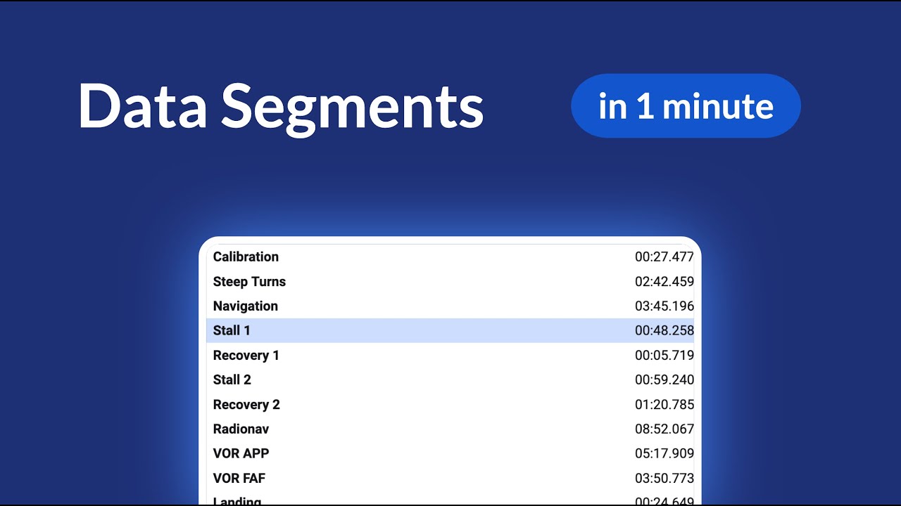 1 Minute Marple: Data Segments
