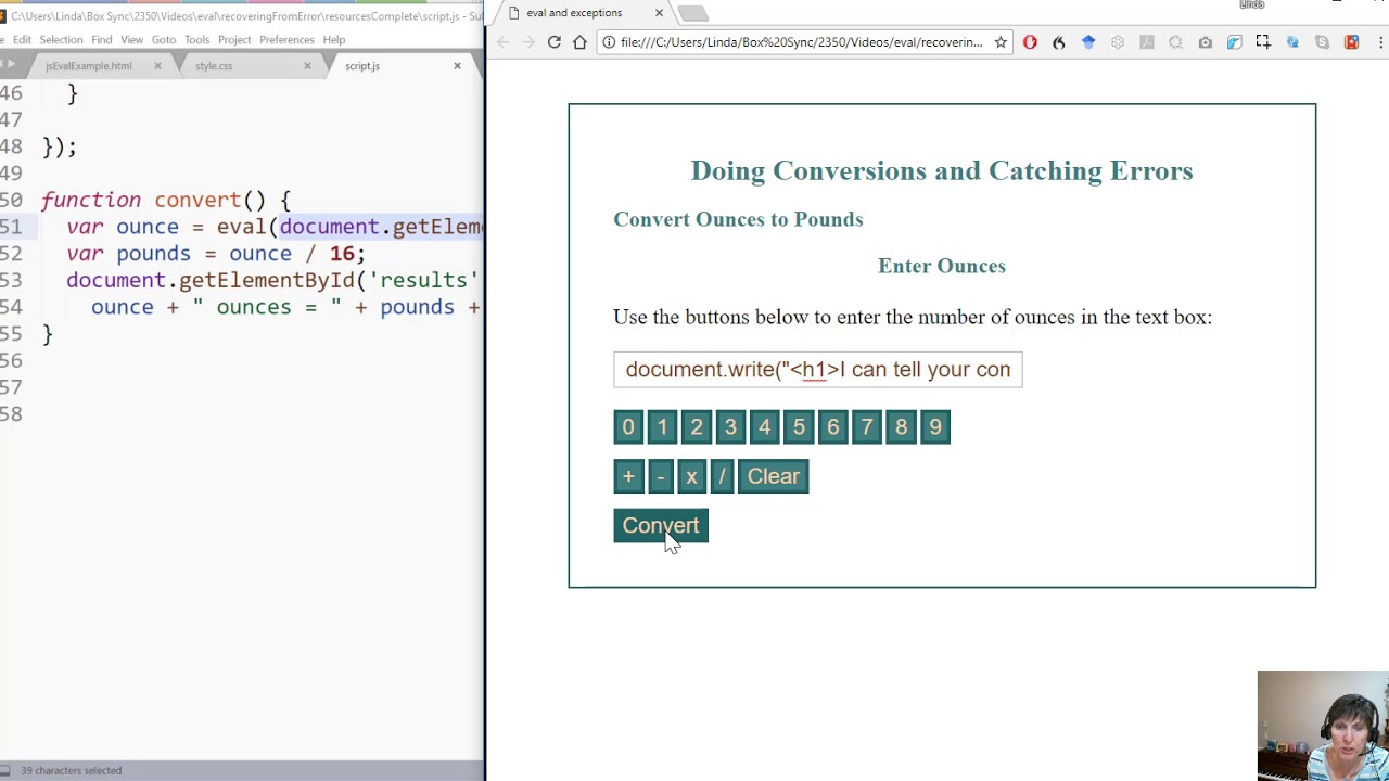 The JS eval Function