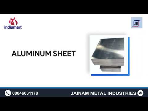 Aluminum Sheet and Aluminium Products Manufacturer | Jainam Metal ...