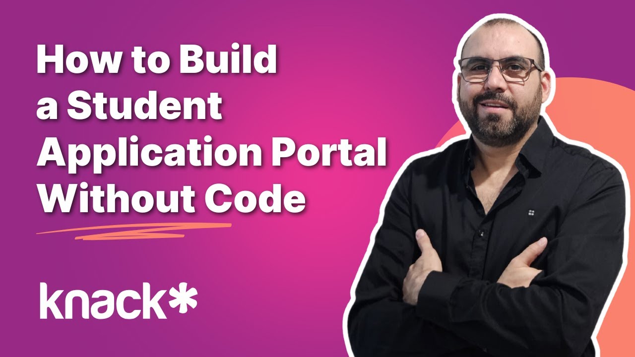 How to Build a Student Application Portal Without Code