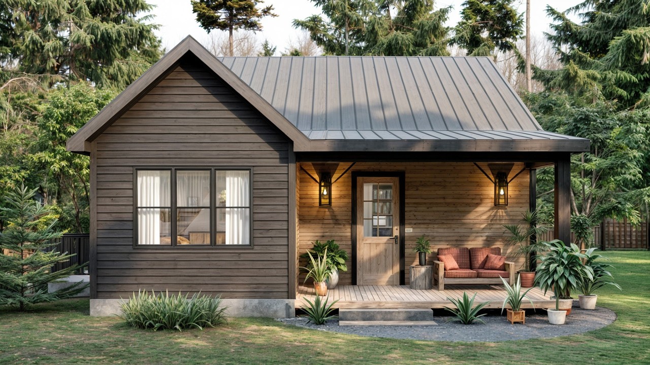 26'x36' (8x11m) Charming Cabin Retreat: Embracing Nature's Warmth and Radiance !