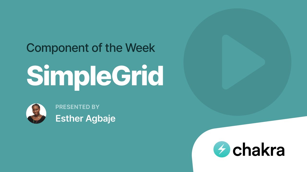 SimpleGrid (Component of the Week)