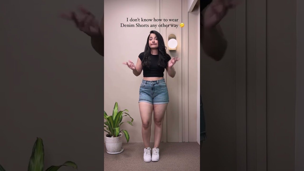Style Denim Shorts in 6 ways 🤔😍