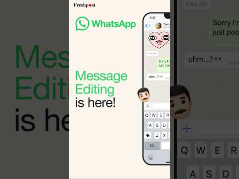 Now you can edit your WhatsApp messages #shorts