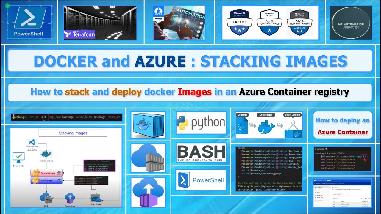 Docker stacking images