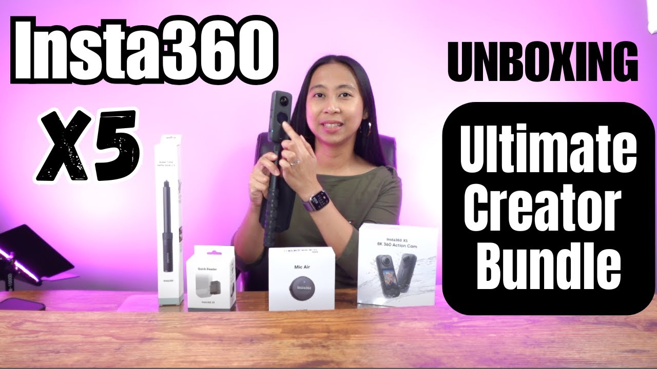 Insta360 X5 Unboxing 2025 Ultimate Creator Bundle | Big Deal Days