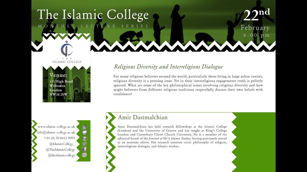 Religious Diversity and Interreligious Dialogue - Amir Dastmalchian