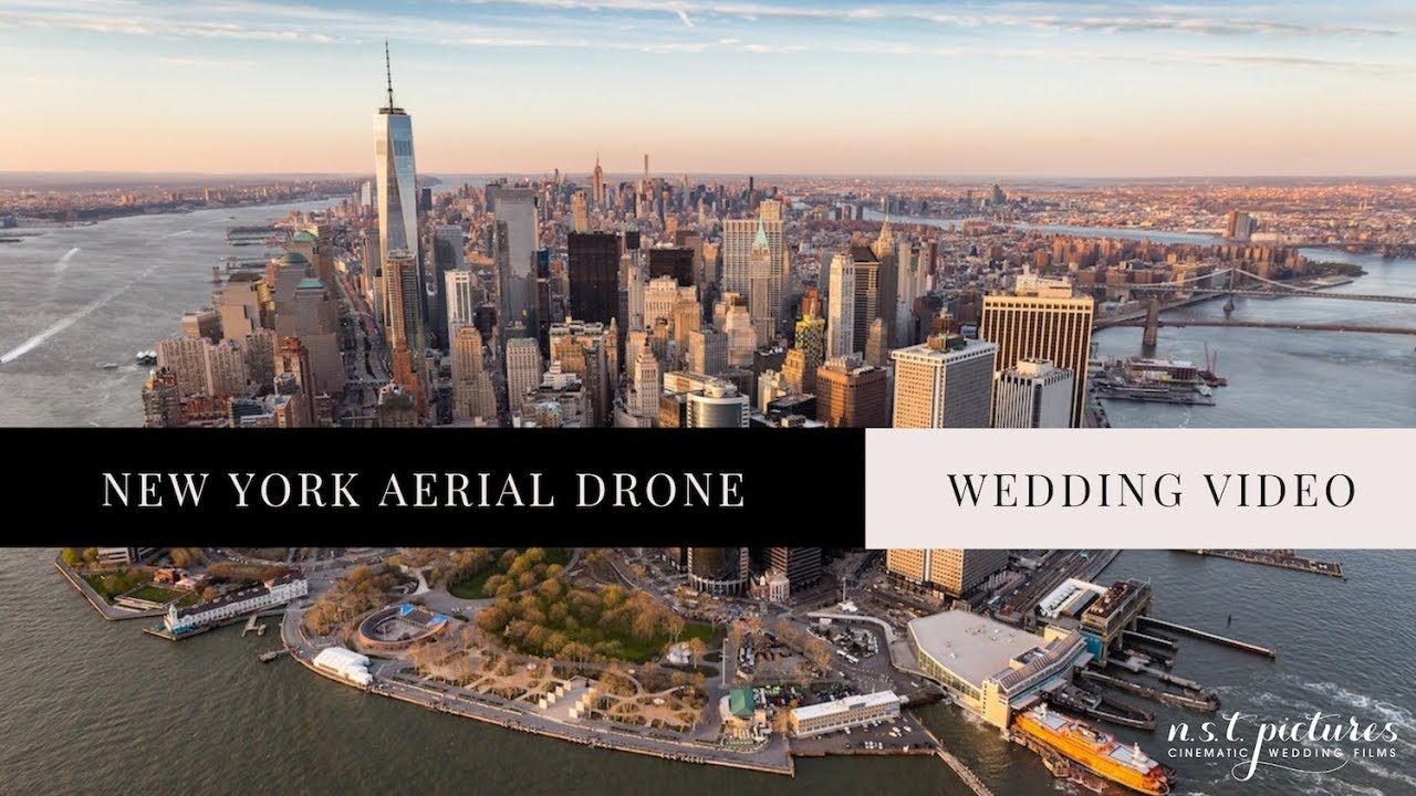 NYC Drone Wedding Video - Brianne & Greg's Bryant Park Grill Wedding