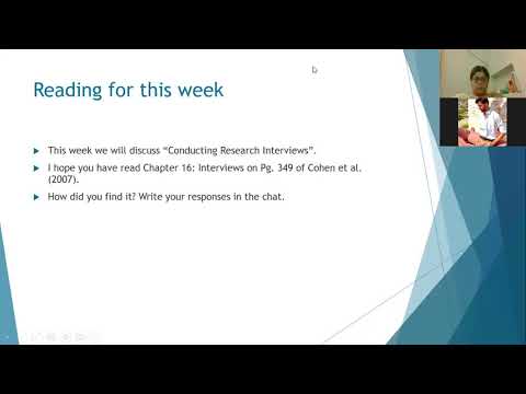 Interviews as a research tool