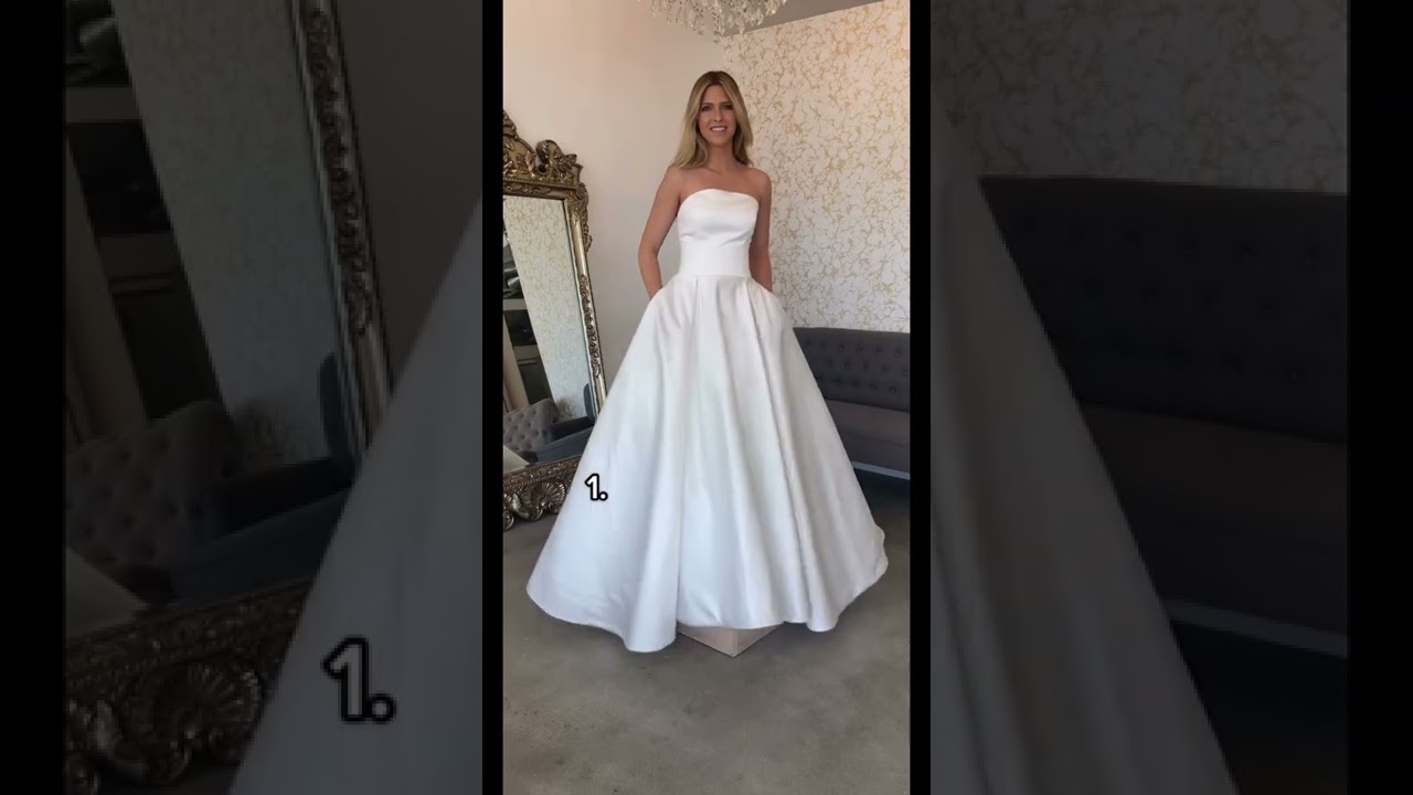 choose your wedding dress: 1, 2, 3, 4, 5, 6?