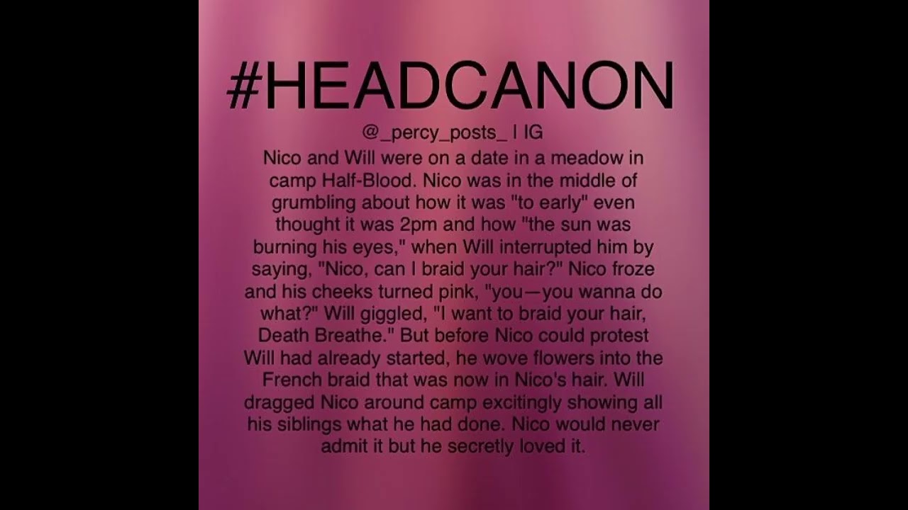 The 7 + Solangelo headcanons