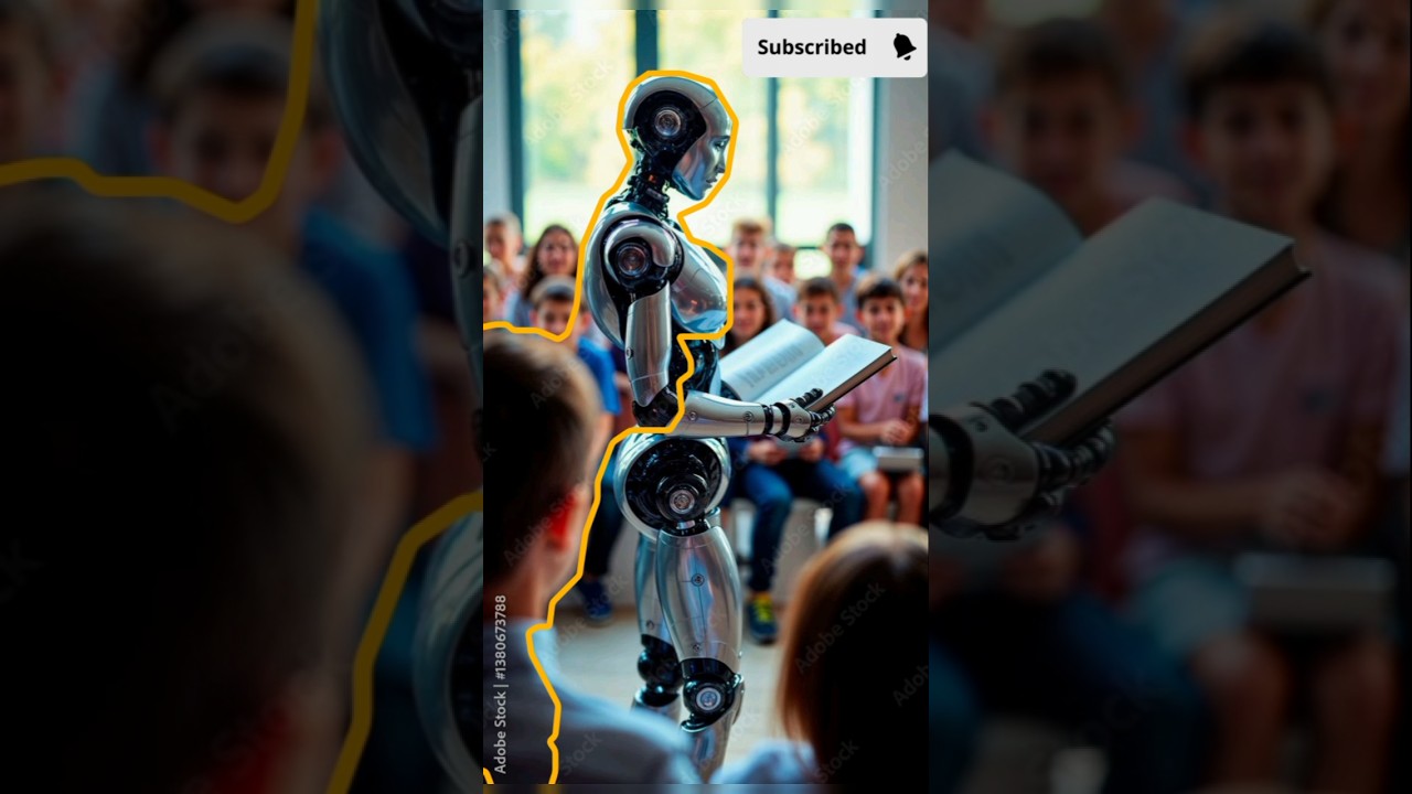 AI Robot Teacher in Smart Classroom! 🤖📚 | Future is Here