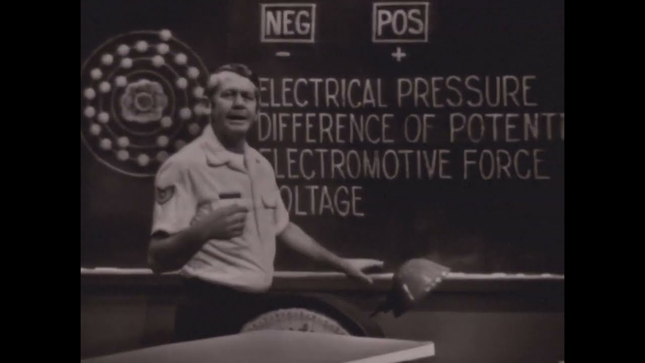 1950s Instructional Film 🎞️ Electricity Voltage • 4K 60FPS