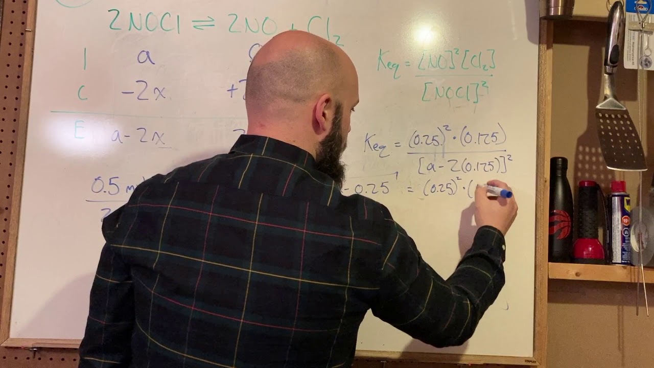 SCH4U Solving Equilibrium Problems - Practice