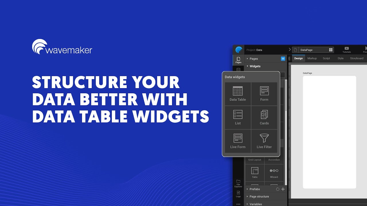 How to structure your data better with Data Table widget? | Low-code data visualization