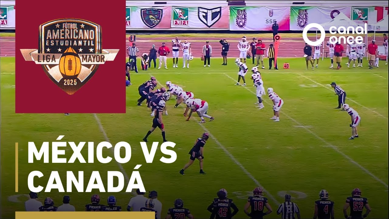 Futbol Americano ONEFA - México vs Canadá (13/12/2025)