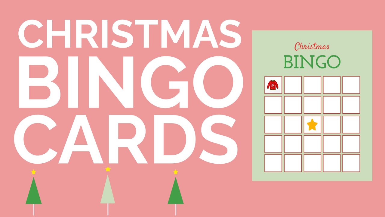 How to Make a Christmas Bingo Card (Template)