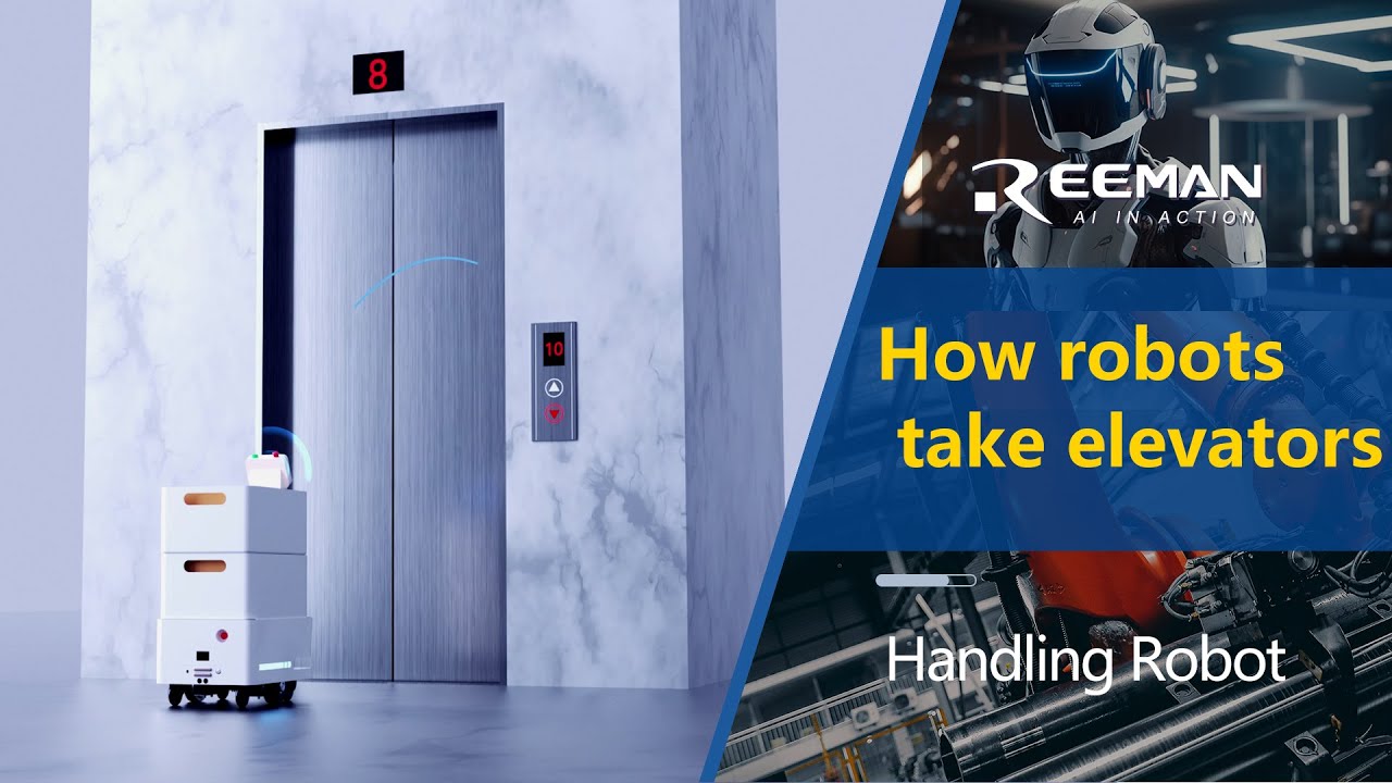 how does robot take elevator？| how do robots take the elevator?#robot #reemanrobot #robotchassis