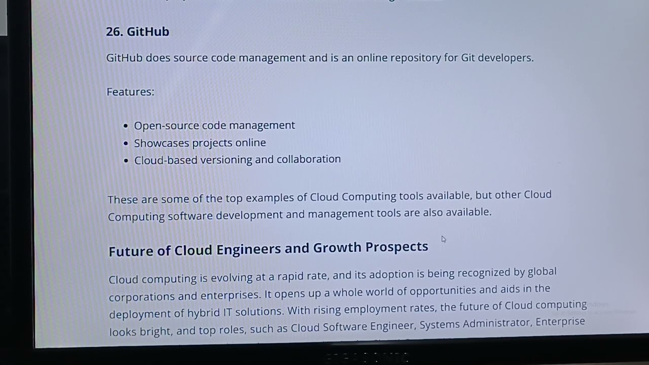 Github source code management in cloud based collaboration