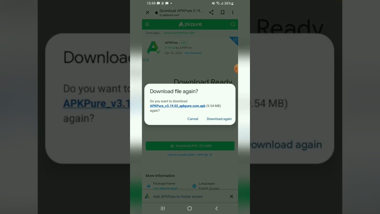 how to download apkpure in samsung