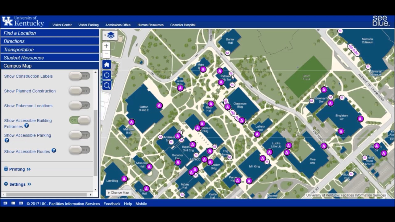Interactive UK Campus Accessibility Map