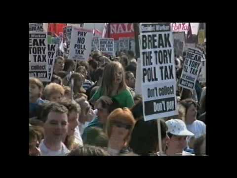 20 years ago today – the protest that brought down Thatcher and her ...