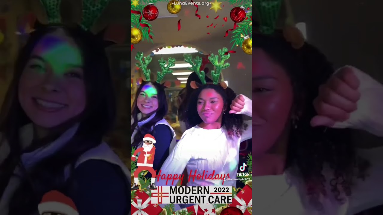 Modesto - Best 360 video booth experience Luna Events Holiday Party