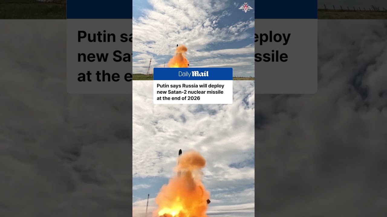 Russia says it successfully tested its new Satan-2 missile