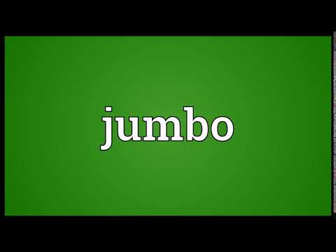 Jumbo Meaning | Wordogram