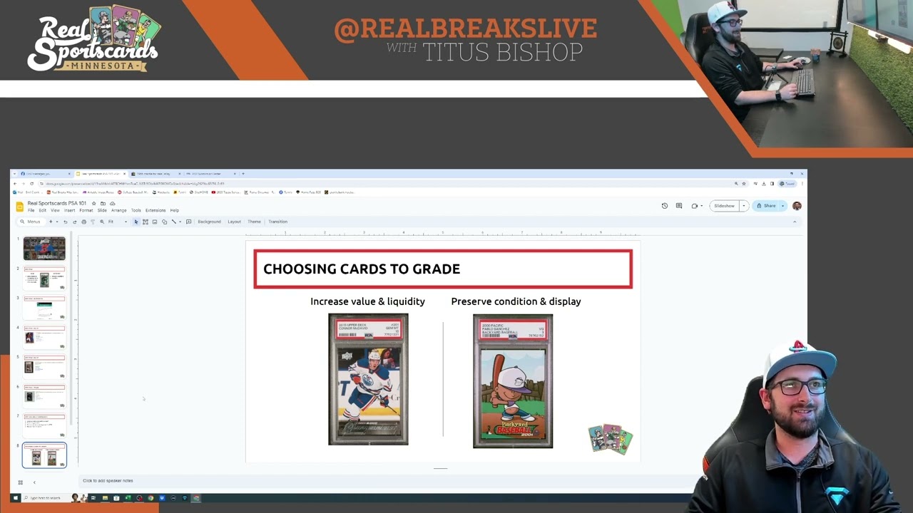 Real Sportscards PSA Grading 101