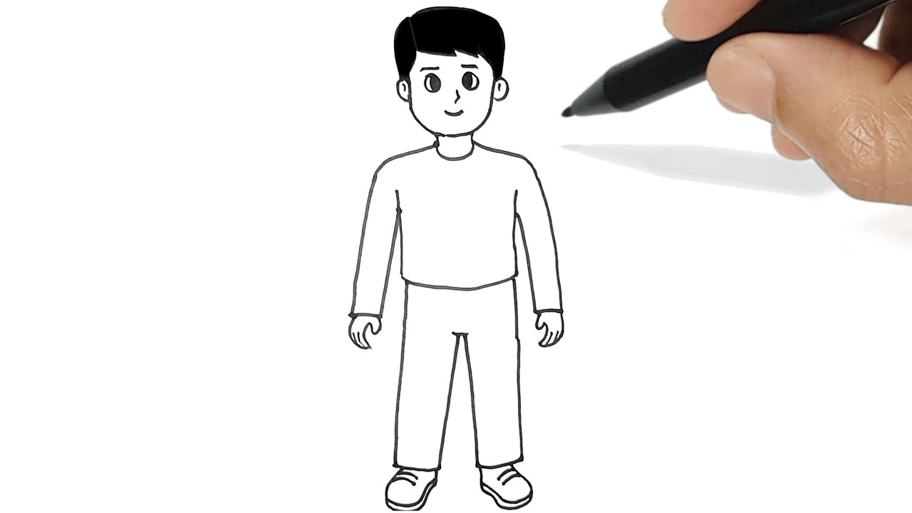 Cómo Dibujar una Persona | Cómo Dibujar un Niño | Cómo Dibujar un Hombre | Cómo Dibujar un Humano