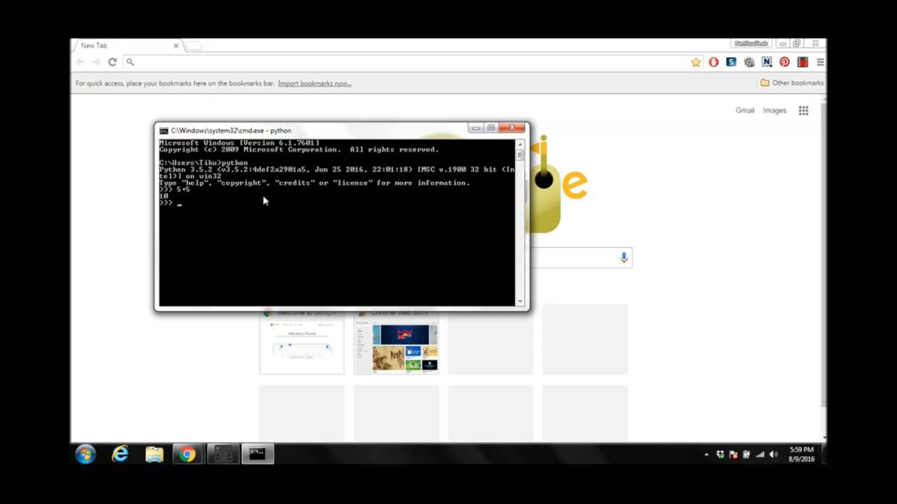 Python Hello World  Program From Command Line By Asim Iqbal