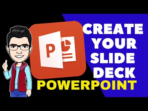 How to create a slide deck in PowerPoint