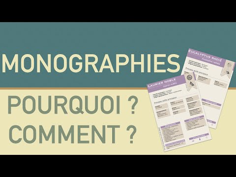 Comment construire et utiliser une monographie ? – PhytoGenfi