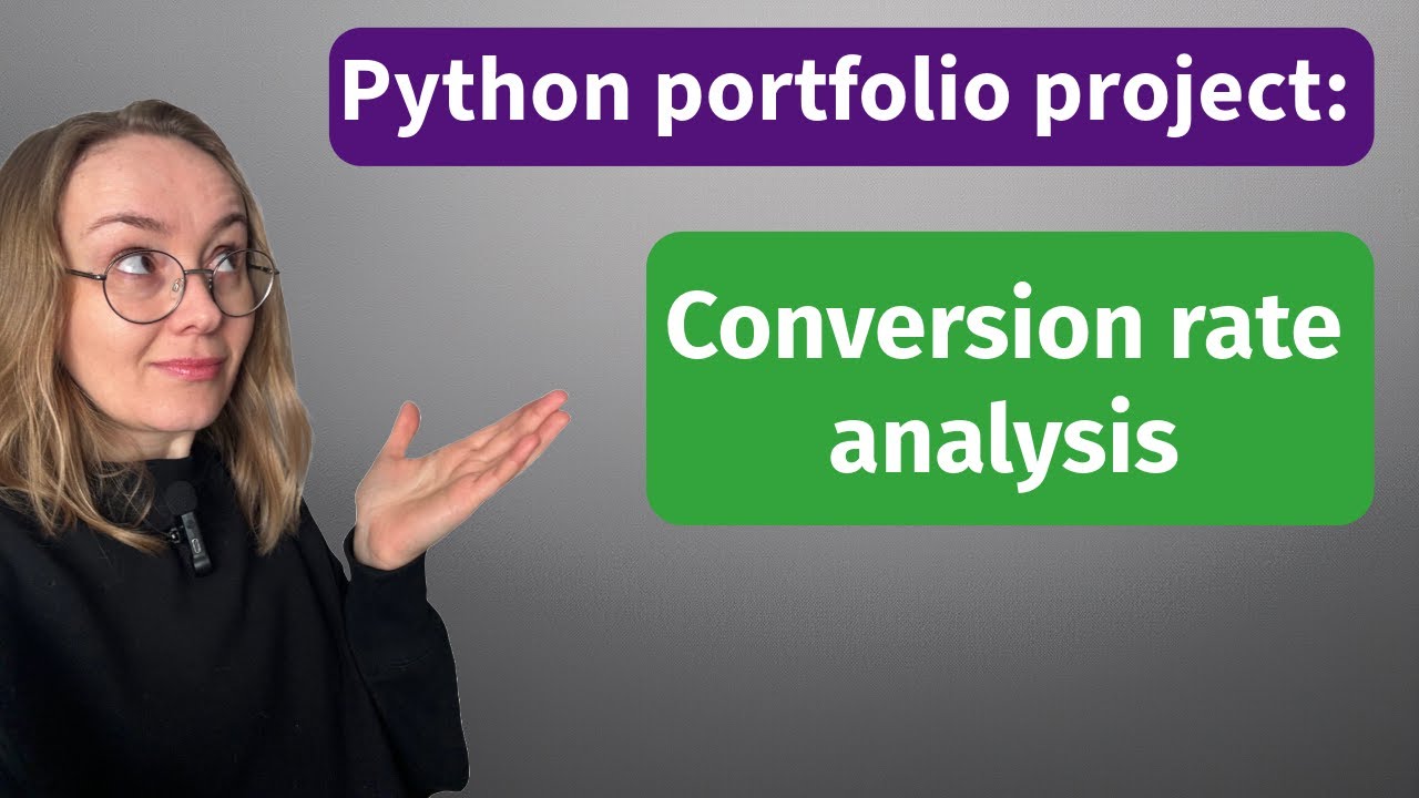Portfolio Project:  Conversion rate analysis using Python