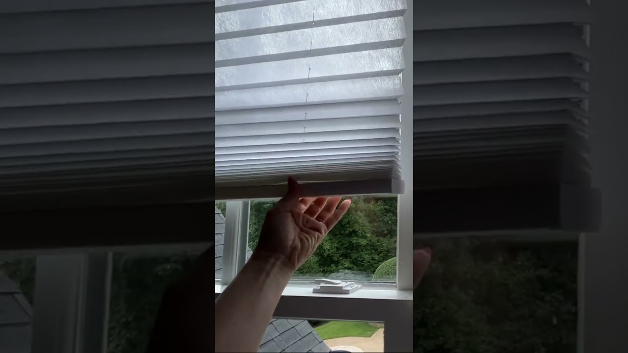 Paper Window Shades 🪟 #diyhomeimprovement #drapery #remodeling #constructionproject #diyhouse