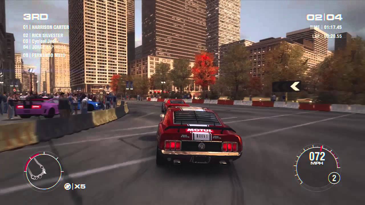 Grid 2 HD Gameplay - This game needed a 'cockpit' camera...