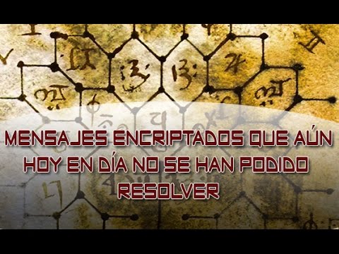 Mensajes encriptados que aún hoy en día no se han podido resolver