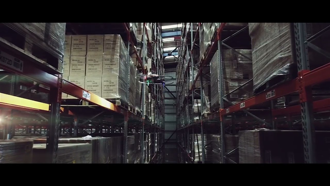 Drones in the warehouse increasing safety at heights