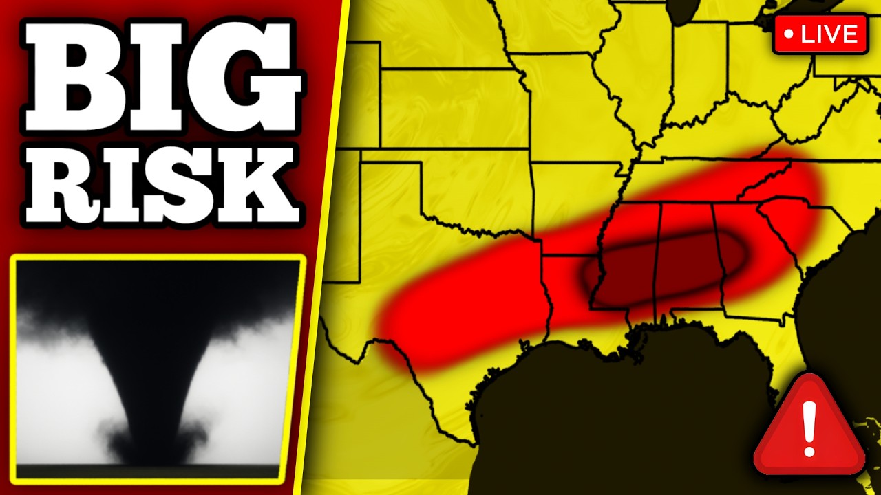 🔴 BREAKING STRONG TORNADO ON THE GROUND - Tornadoes Possible With LIVE Storm Chasers...