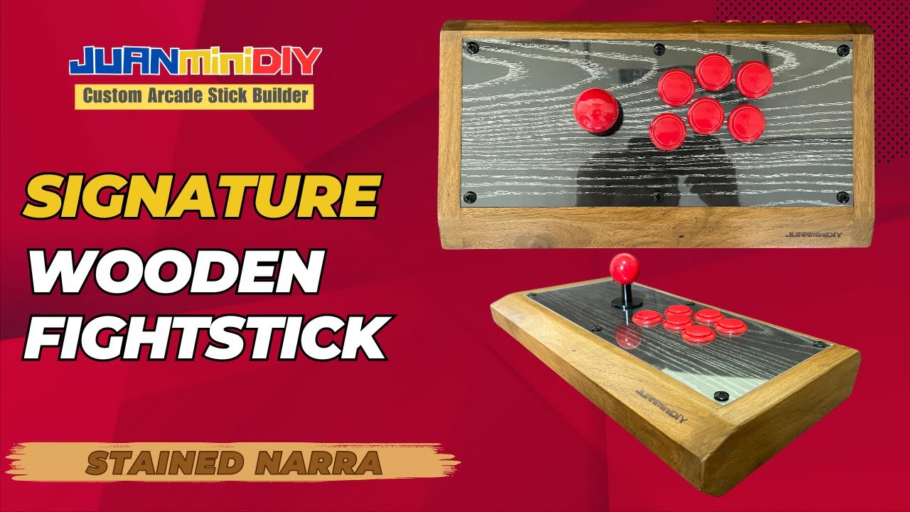 JMD Customs Signature Case Design | Custom Wood Fightstick