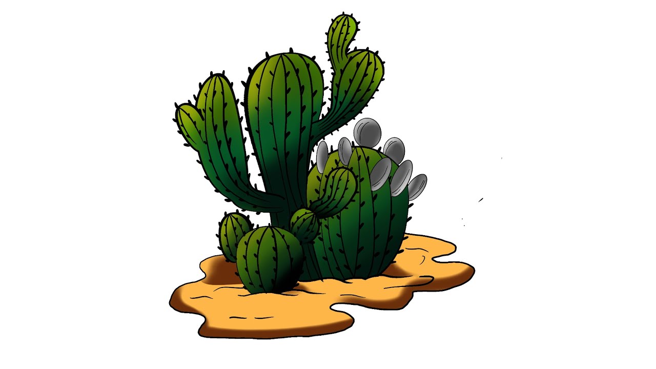 Cactus Clipart - Digital Art
