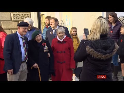 Harry Billinge on Remembrance Sunday (2) (UK) - BBC News - 11th November 2019
