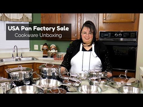 USA Pan Factory Sale Cookware Unboxing | 2 Tri-Ply Cookware Sets! | 8 Piece & 15 Piece Dream Set