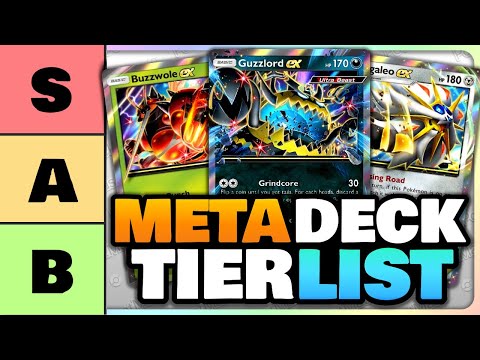 NEW META TIERLIST - Ranking All The New BEST DECKS!!! | Pokemon TCG Pocket