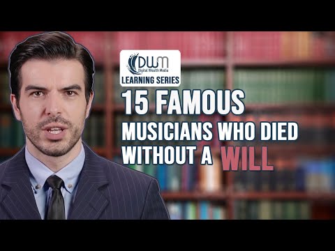 15 Famous Musicians Who Died Without A Will