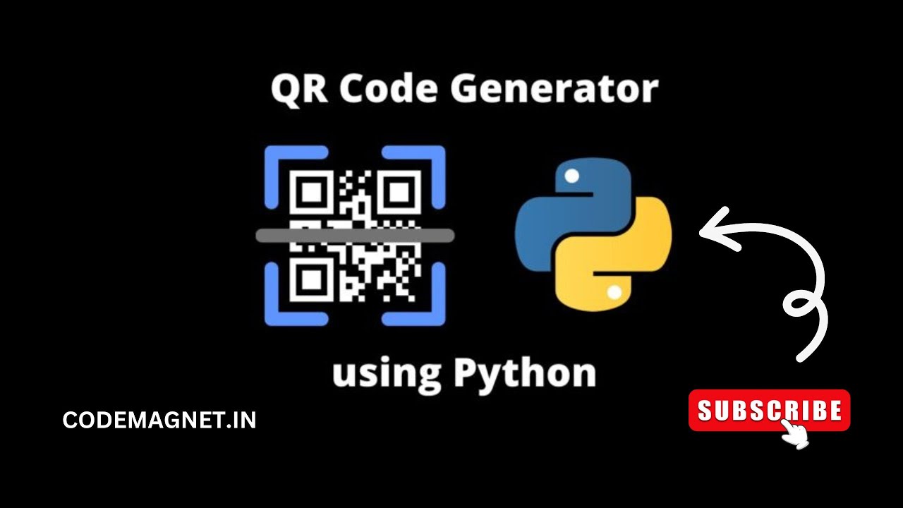 QR Code Generator Using Python | Full Tutorial | Learn New Library in Python #python #youtube
