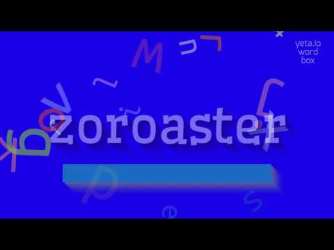 How to say "zoroaster"! (High Quality Voices)