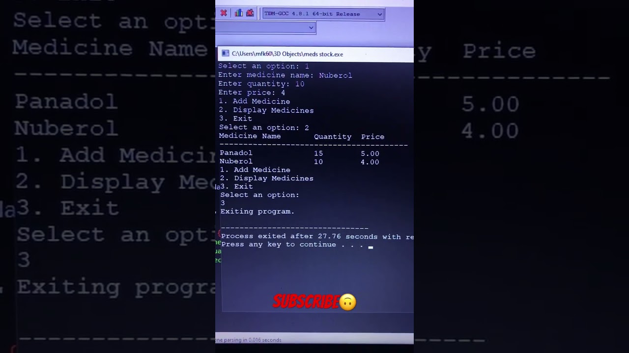 medic chart IDE dev c++ #coderstokyo #coding #cplusplus #ccompiler #codemasters #cpp #devcpp