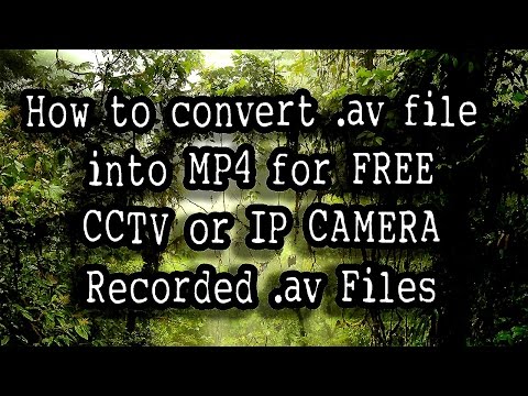 Convert av file into MP4 for FREE (av video converter) - YouTube